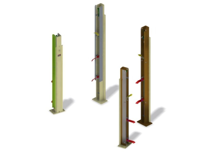 Automotive pillars | Metal racks with stacker pillars - Ferrero Automotive